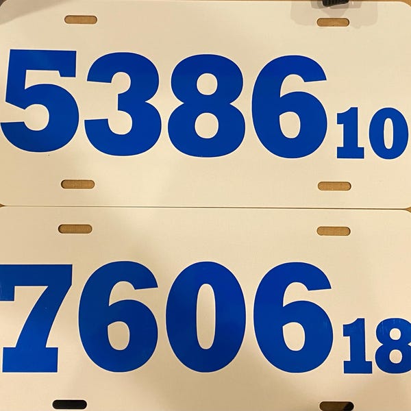 NYPD Police Academy Memorial License Plate , Customizable 6"x12" .032 ...