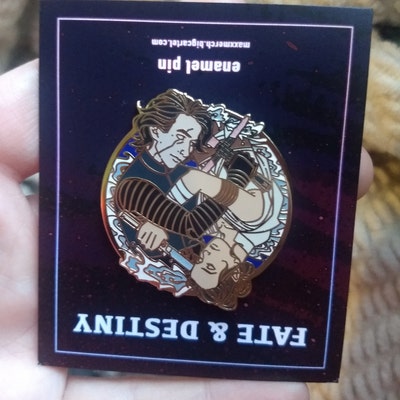 TROS Reylo Pin Rey Ben Solo Hard Enamel Pin - Etsy