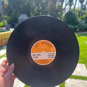 Record Guest Book / Custom Record Labels / Record Label Sticker / Vinyl ...