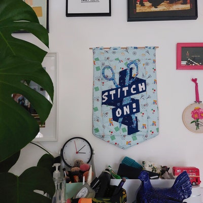 STITCH ON Banner PDF Pattern - Etsy