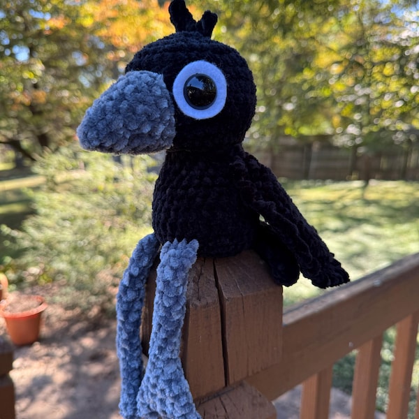 Enid the Crow Crochet Pattern PDF ONLY - Etsy