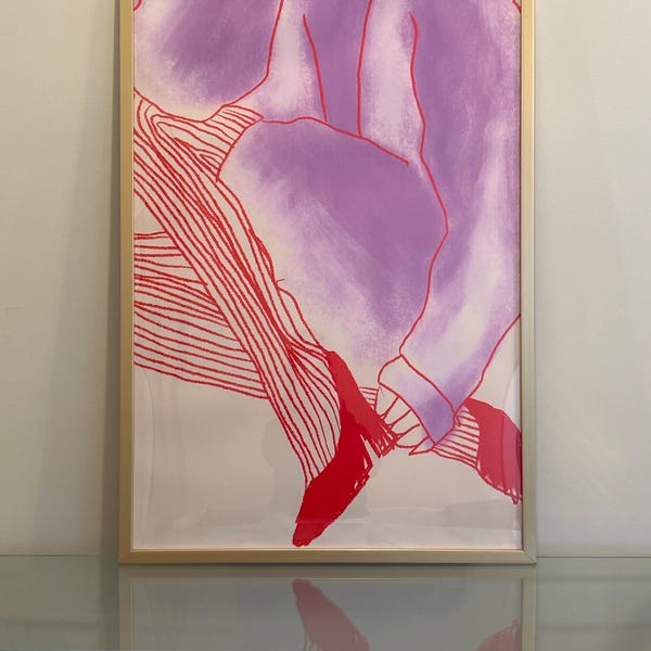 Affirmation Poster, 70s Poster, Red Wall Art, Trendy Wall Art, Hippie ...