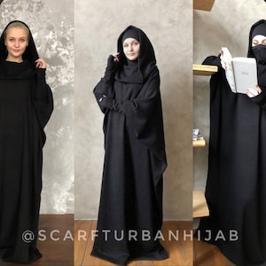 Red Afghan Burqa, Silk Khimar Cape, Niqab, Full Long Hijab - Etsy