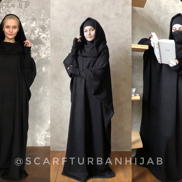 Eggplant Color Silk Afghan Burqa Cape, Full Niqab Veil, Saudi Abaya - Etsy