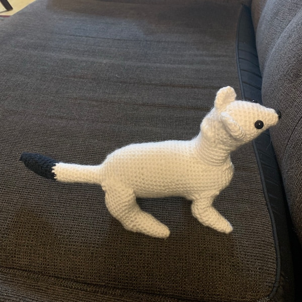 Ermine Stoat Weasel Crochet Pattern Amigurumi Ermine Animal Pattern ...