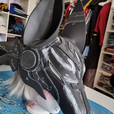 Capitano Cosplay Helmet Foam Patterns genshin Impact - Etsy