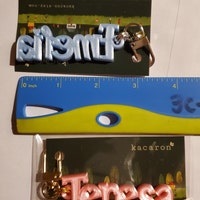 Treble Clef Music Personalized Keychain / Keyring / Bag Tag / Name Tag ...