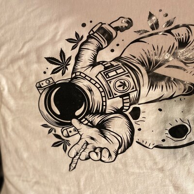 Astronaut Smoking Weed Svg, Space High Clipart, Cannabis Cut File ...