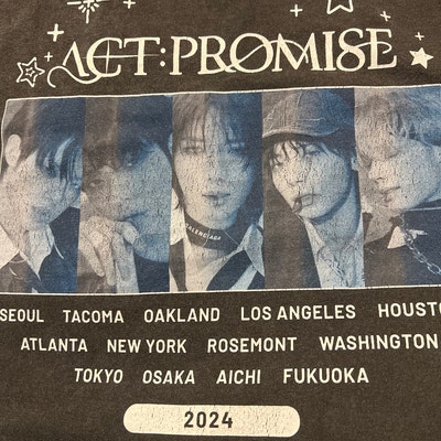 Limited Txt Act Promise Tour Kpop T-shirt Tomorrow Minisode 3 Shirt ...