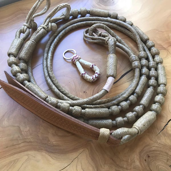 Handmade Bosal Set, 40 Plaits Rawhide Natural & Black Bosal Set, Bosal ...