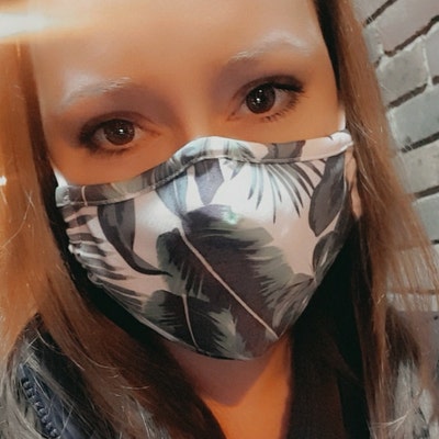 Stay Safe Reusable, Washable Face Mask With Tie-able Ear Loops ...