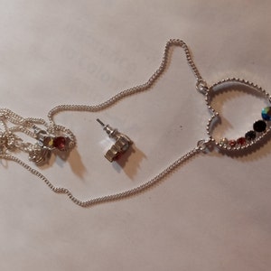 Vintage Dodd's Gold Toned Pin Brooch Tree With Blue Green - Etsy