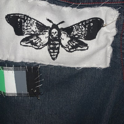 BONE APPLE TEETH Diy Blockprint Patch Tma - Etsy