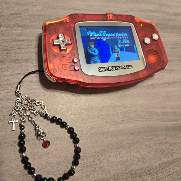 Amethyst Bat Beaded Goth Mobile Cell Phone Charm Accessory Strap - Etsy