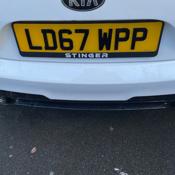 Reflective Personalized European License Number Plate Frame Holder With ...