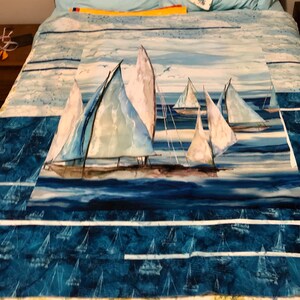 Shimmer Deep Blue Sea w/Metallic Gold-Ripple Rings-Northcott | Etsy