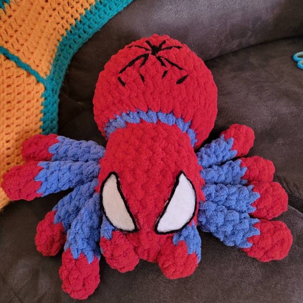 Spider-man Crochet Pattern: Realistic Spider, No Sew (US Terms) (PDF ...