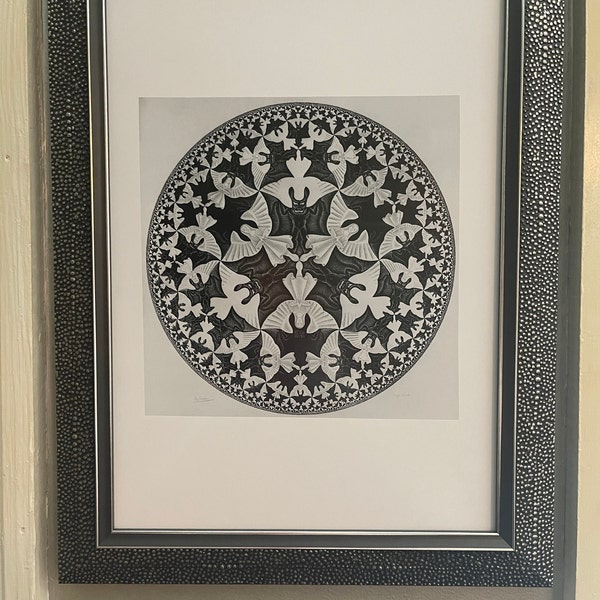 MC Escher Print, Escher Art, "circle Limit IV Heaven Hell", Circa 1960 ...