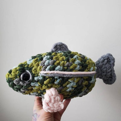 PATTERN: Ripple the Rainbow Trout Pattern Amigurumi Rainbow Trout ...