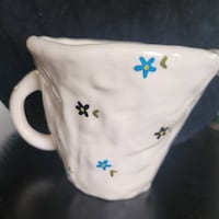 Flowers Mug, Handmade Coffee Mug, Ceramic Mug - Etsy Australia