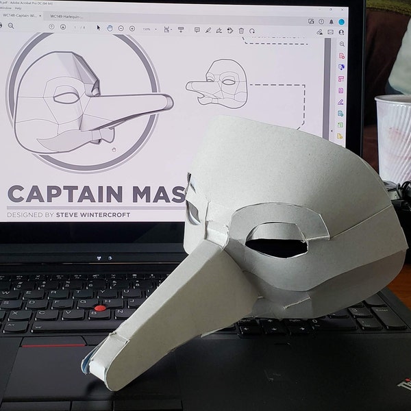 Commedia Dell’ Arte Mask Set: 3D Papercraft Template (PDF Pattern) - Etsy