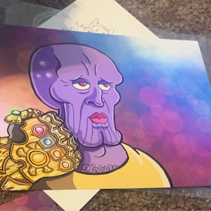 Shrimp Smiling Friends Cartoon Print Adult Swim - Etsy