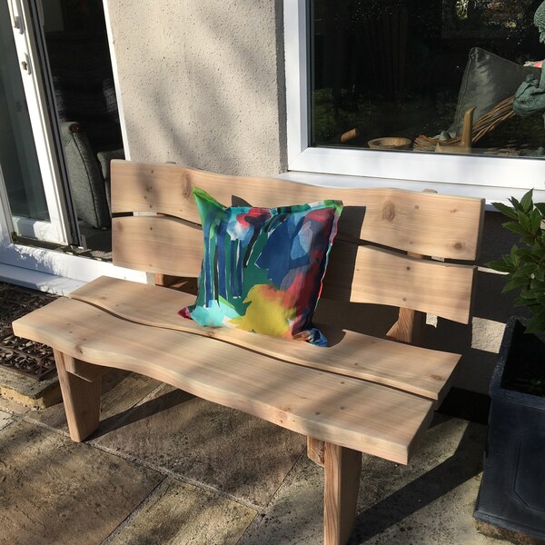 Rustic Garden Bench - Etsy