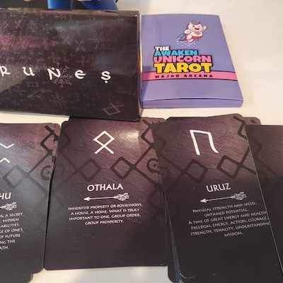 Runes Oracle Celtic Cards 24 Cards Oracle Oracle Deck Fortune Telling ...