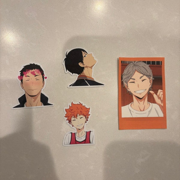 Haikyuu Tanaka/nishinoya Stickers - Etsy
