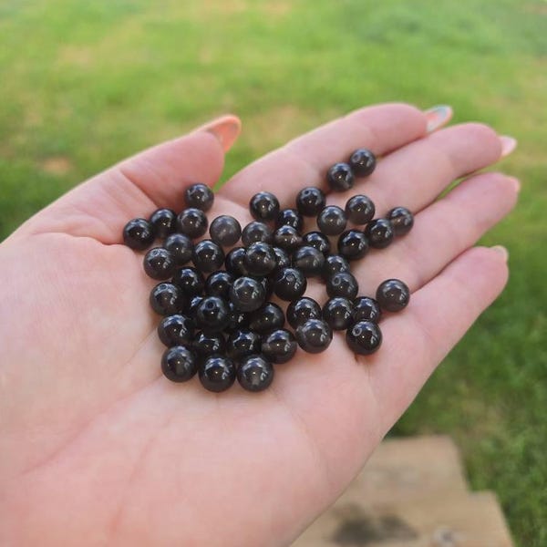 Grade AAA+++ Genuine Natural Red Garnet Smooth Round Beads 15.5" Strand ...