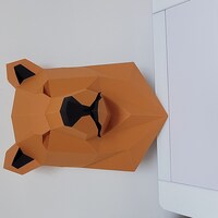 Papercraft 3D PLAIN FACE MASK Halloween Pepakura Faceless Venetian ...