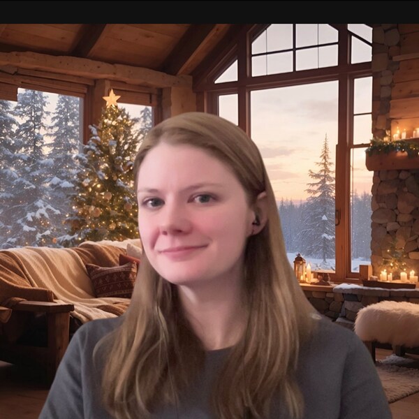 Zoom Background of a Rustic Spring Cottage for Zoom, MS Teams, Webex ...