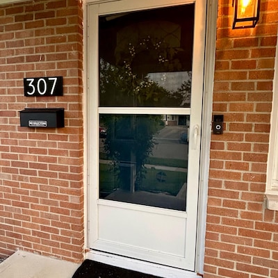 Modern House Numbers Available in Vertical and Horizontal Directions ...