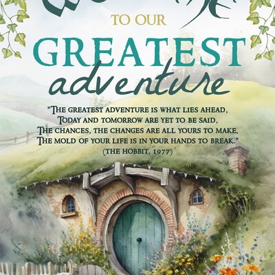 LOTR Wedding Table Numbers Editable Template Geek Wedding Elven Sign ...