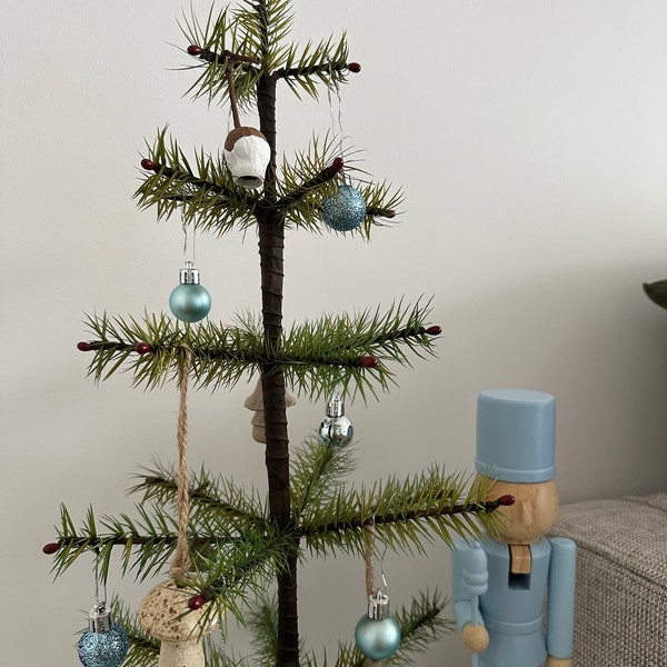 German Goose Feather Christmas Tree Pale Muted Green - Etsy