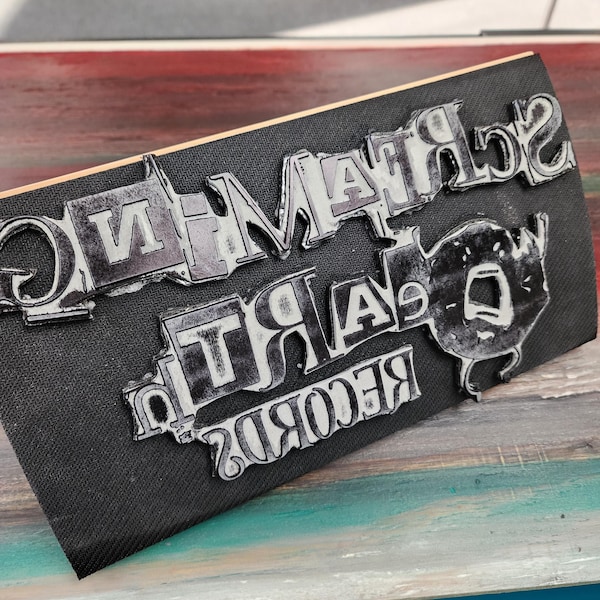 Large Custom Business Stamp With Artwork or Logo for Packaging - Rocker ...