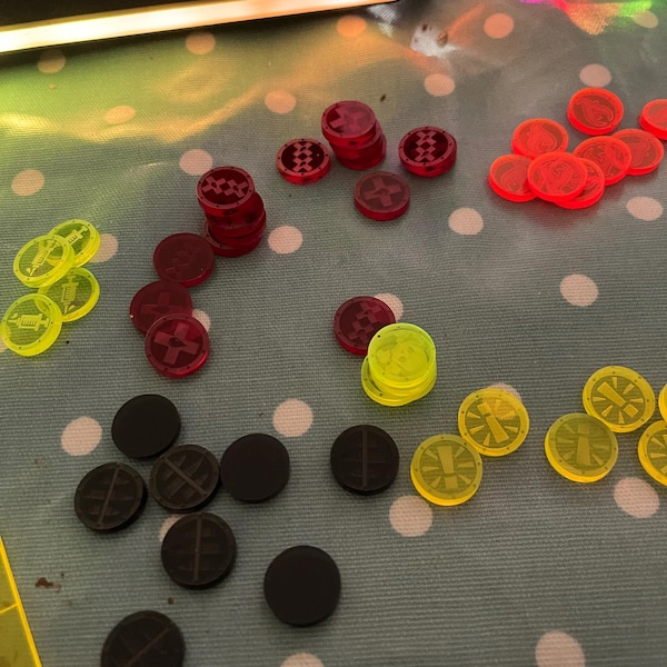 Malifaux Scrap Markers set of 6 X 30mm - Etsy