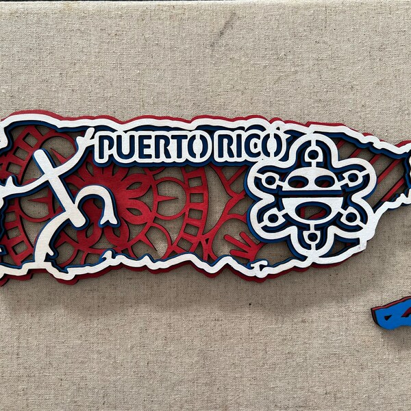 Layered 3D Mandala Puerto Rico SVG | 5-layer Laser Cut File | Glowforge ...