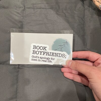 Book Boyfriends Waterproof Sticker - Etsy