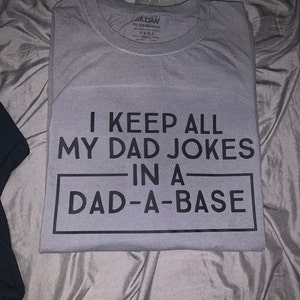 I Keep a Dad-a-base Svg, Dad Jokes PNG Download, Funny Dad SVG File ...