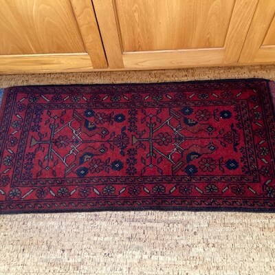 4x3 Gorgeous Turkish Mamluk Area Rug/ Afghan Handmade Plush Wool Rug ...