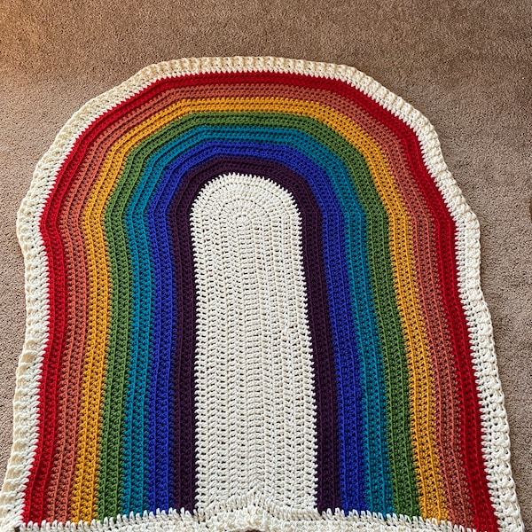 Phoenix Rainbow Blanket — PATTERN (includes 3 Sizes) - Etsy