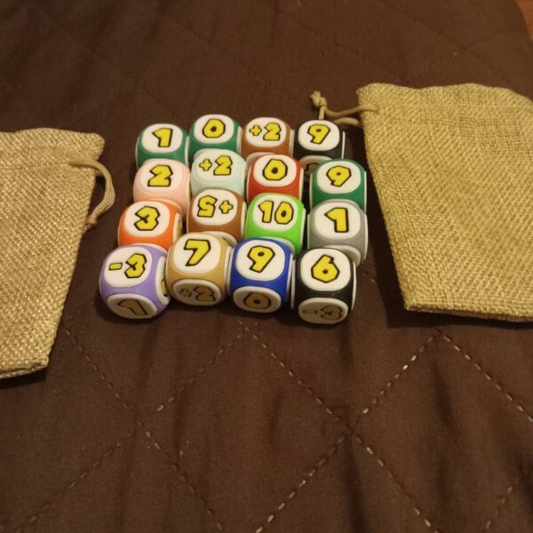 Dnd Dice Set Mario Themed Polyhedral Dice for RPG D4 D6 D8 D10 D% D12 ...