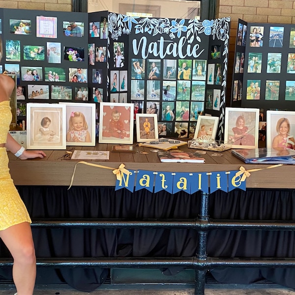 Senior Tri-fold Photo Display Board for Graduation Party Decor - Etsy