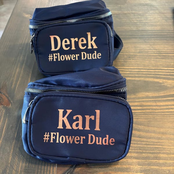 Flower Man Fanny Pack, Flower Dude Custom Fanny Packs, Flower Guy Waist ...
