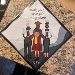 Custom Memorial Cap Decoration, Personalized Memories Graduation Cap ...