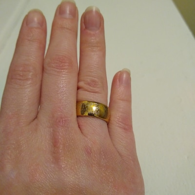 Shahada kalima Ring Gold - Etsy