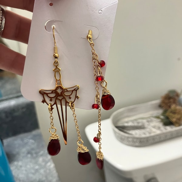 Blood God Earrings - Etsy