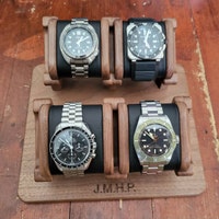 Mahogany Wood Desk Organizer With Drawer. Watch Stand, Jewelry Tray - Etsy