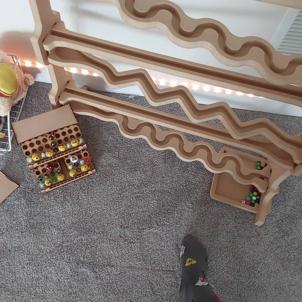 Wooden Marble Run - Etsy